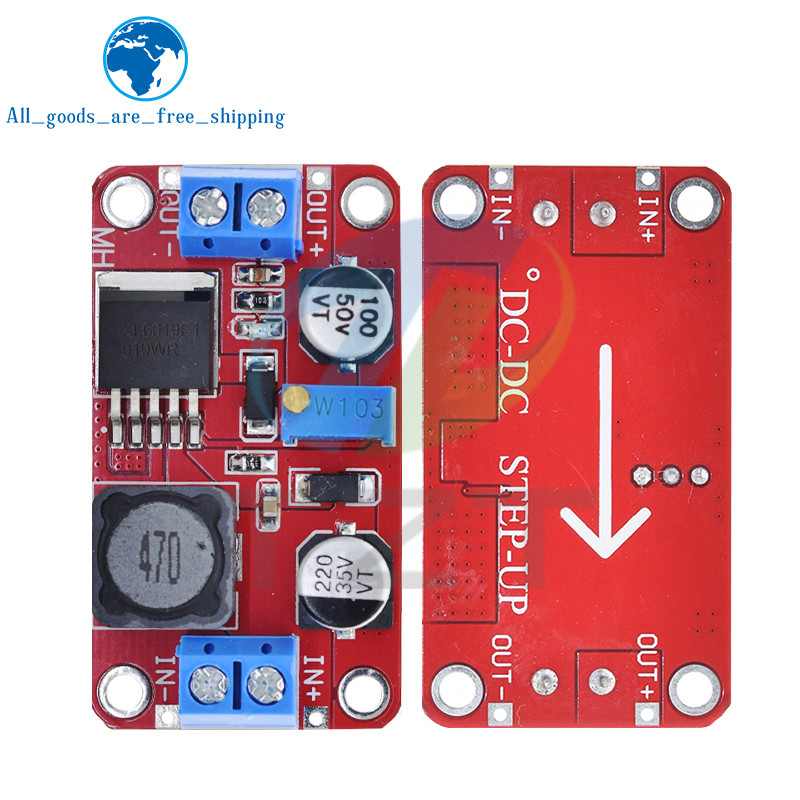 Jual 1/2/5Pcs 5A Dc-Dc Step Up Power Module Boost Volt Converter 3.3V ...