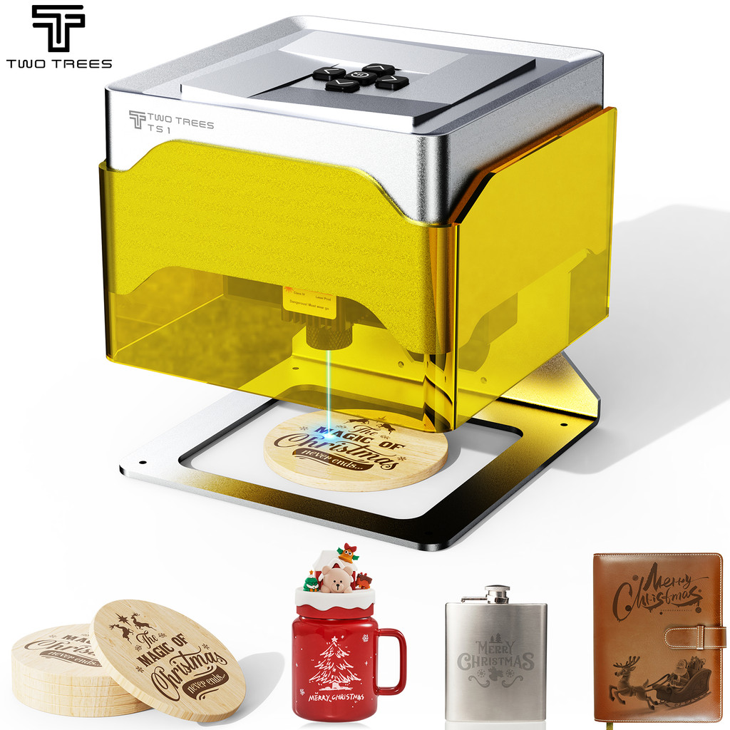 Jual Twotrees Ts1 Mini Laser Engraver Machine Diy Painted Dog Tag Tools ...