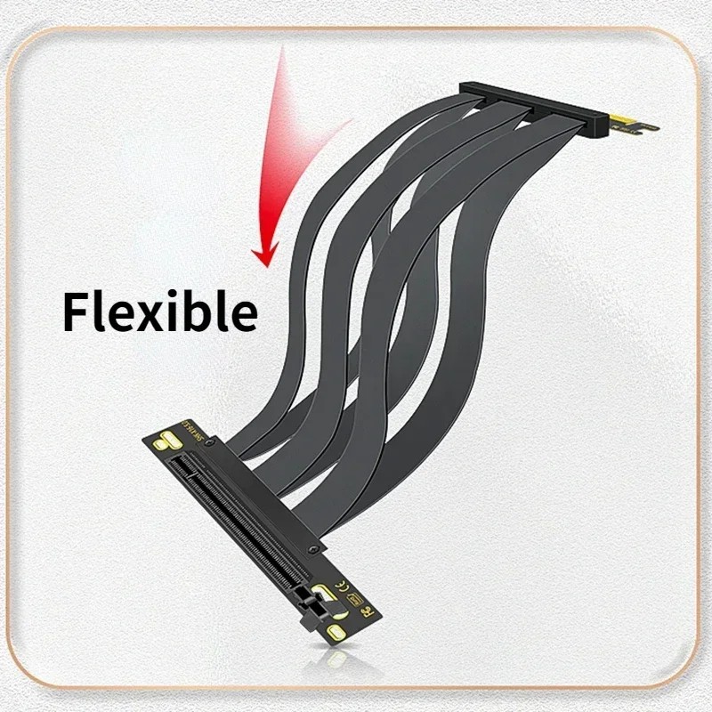 Jual High Quality Extreme Pci-E 5.0 X16 Riser Cable Pci Express 5.0 16X ...