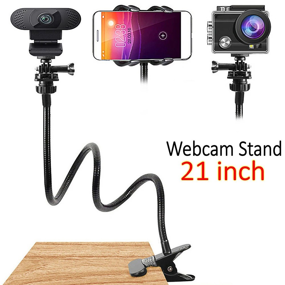 Jual Flexible Webcam Stand Ca Mobile Phone Holder Bracket For Gopro ...