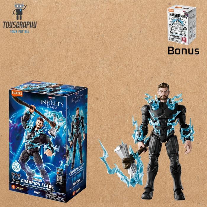 Jual Blokees Marvel Champion Class THOR Infinity Saga Action Figure ...