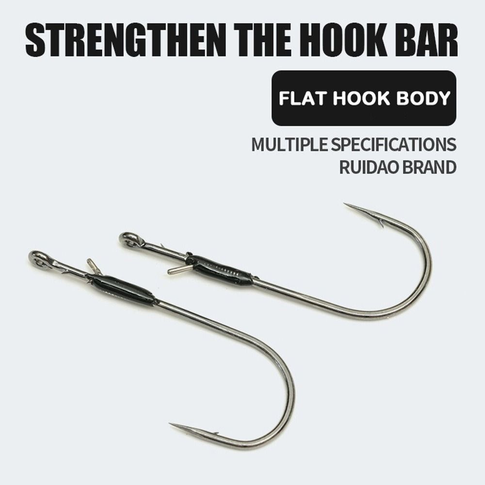 Jual 2025 Soft Lure Dual-barbed Bait Holder Carbon Steel Neko Rig Wacky ...