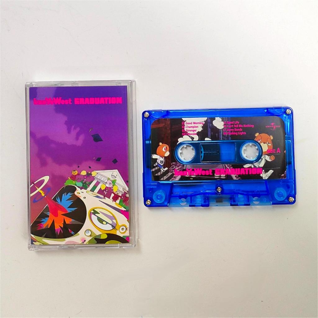 Jual Pop Rap Kanye West Ye Music Tape Graduation Album Er Cassettes ...