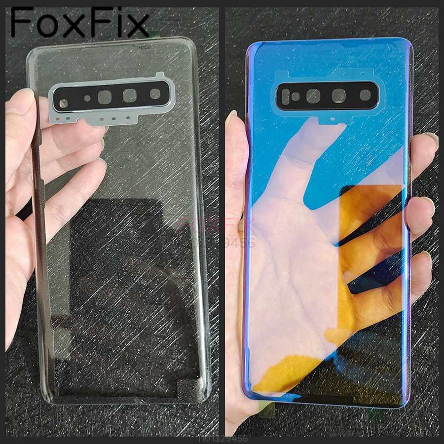 Jual Transparent Clear For Galaxy S10 5G S10 Plus S10E Battery Cover ...