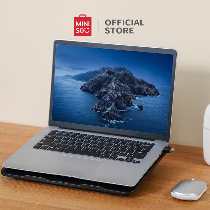 Jual MINISO Laptop Cooling Stand with Lights and Fan | Shopee Indonesia