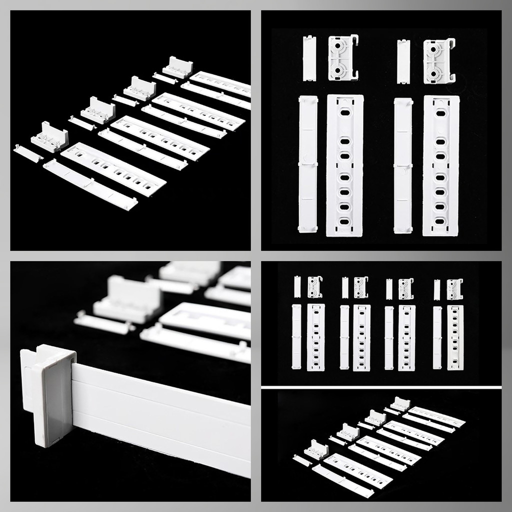Jual 1Set Integrated Fridge Door Plastic Mounting Bracket Fixing Slide ...