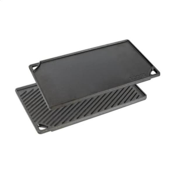 Jual Lodge Revesible rectangle grill/griddle cast iron | Shopee Indonesia