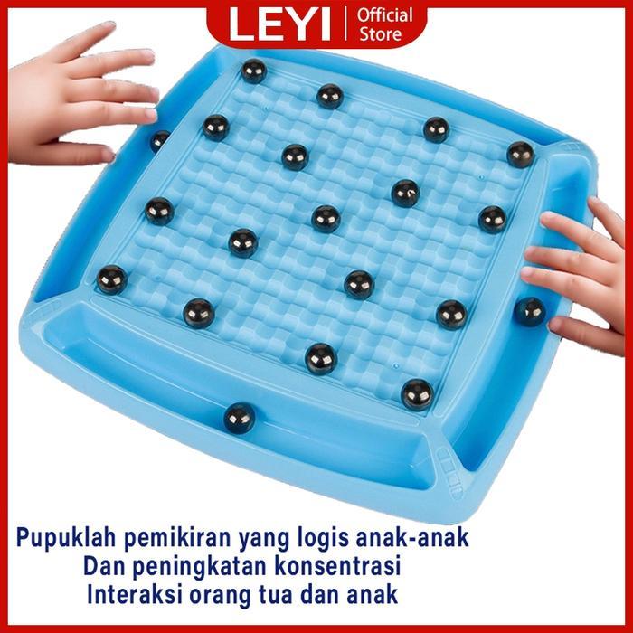 Jual Berkualitas! LEYI Chess Game Magnet 20/30/40 PCS Catur Chess Board ...
