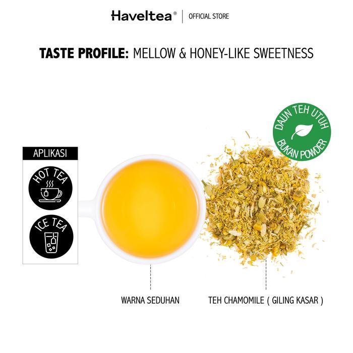 Jual gym7- Pure Chamomile Small Pouch Haveltea Floral Tea Loose Leaf ...