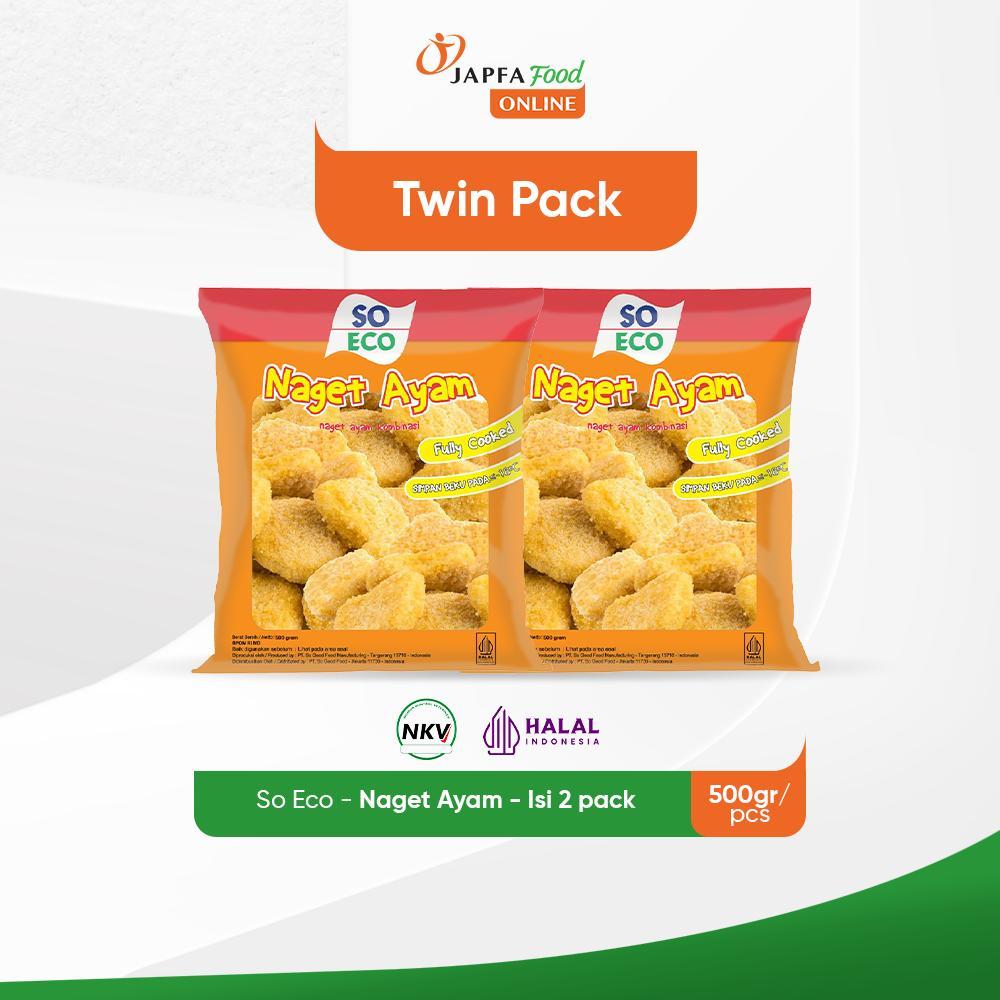 Jual So Eco Chicken Nugget - Naget Ayam 500gr - Isi 2 pack | Shopee ...