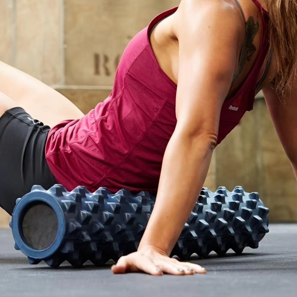 Jual EVA Foam Yoga Foam Massage Roller Trigger Point High Density Yoga ...