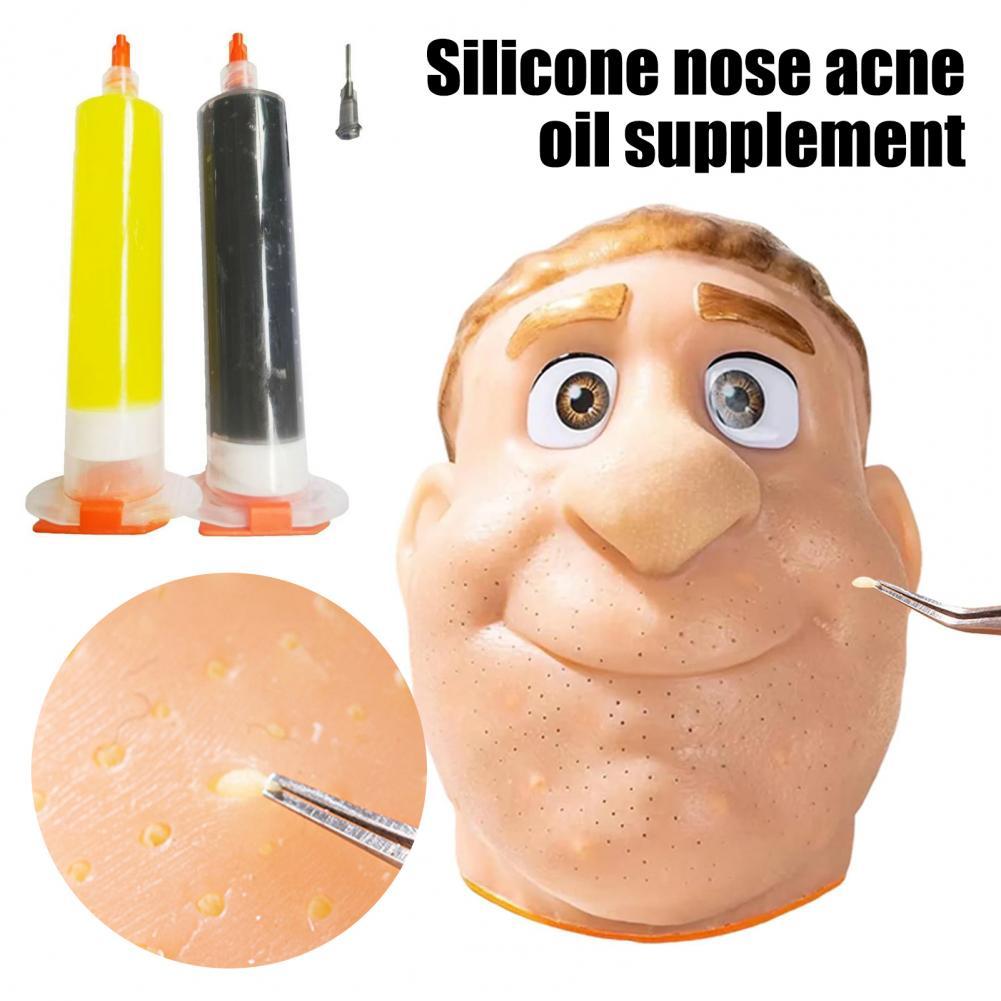 Jual 2Pcs Pimple Popping Toy Filling Grease DIY Stress Relief Pimple ...