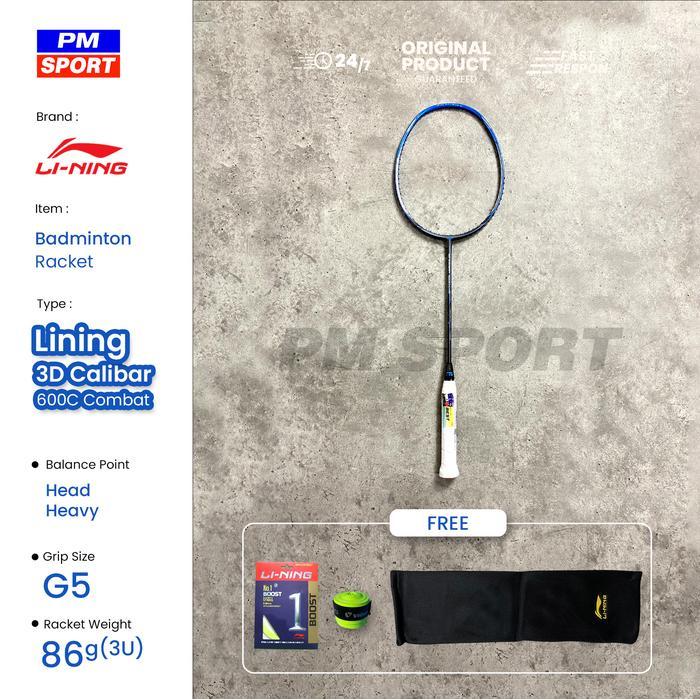 Jual Raket Badminton / Bulutangkis Lining 3D Calibar 600C Combat ...