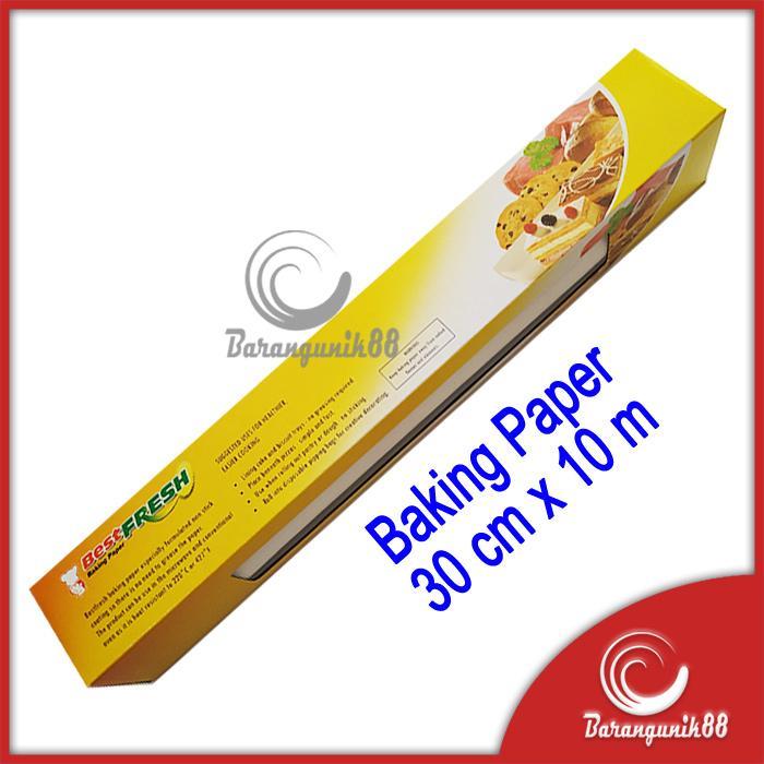Jual Baking Paper / Kertas Roti Merk Best Fresh Ukuran 30 Cm X 10 Meter ...