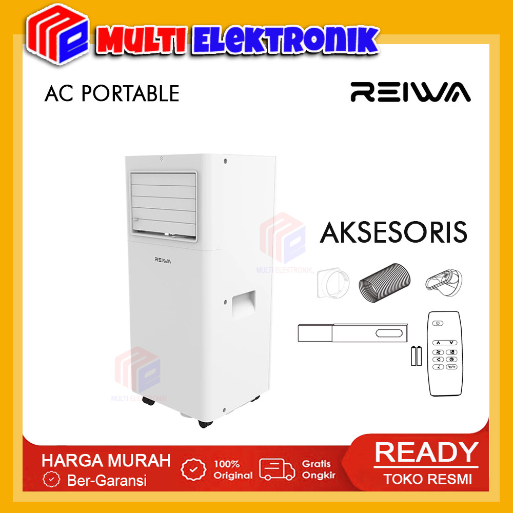 Jual Reiwa AC Portable 1 PK Air Conditioner Portable CP-0901RB Putih ...