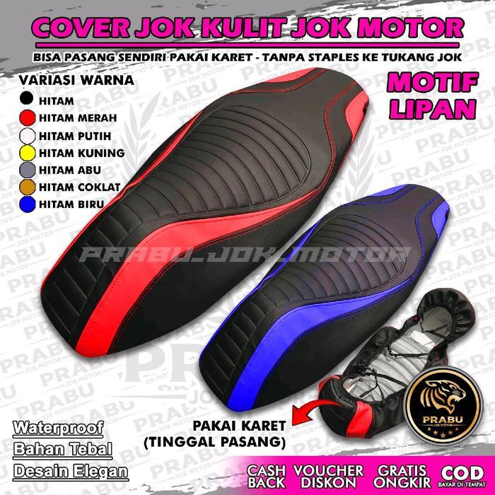 Jual PRABU JOK Cover Jok Motor (PASANG SENDIRI) Pakai karet Motif Lipan ...
