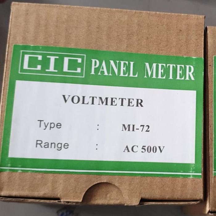 Jual Analog Meter CIC (Volt meter) ukuran MI 48 / MI 72 / MI 96 ...