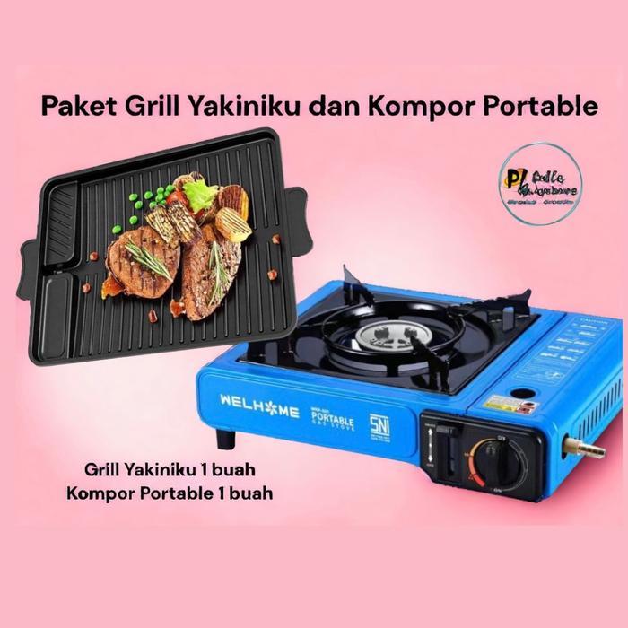 Jual Paket Grill Yakiniku dan Kompor Portable | Shopee Indonesia