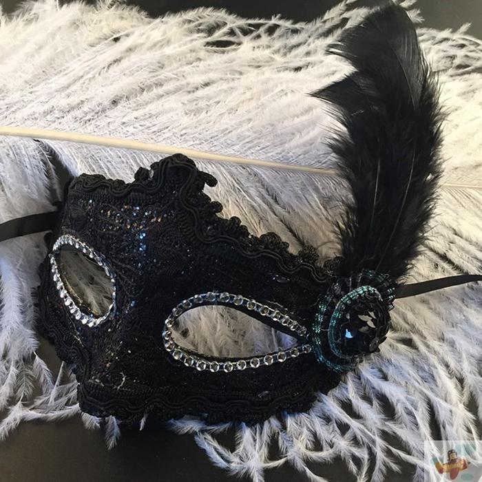 Jual Topeng Pesta Masquerade Party Mask Topeng Bulu Topeng Putri ...