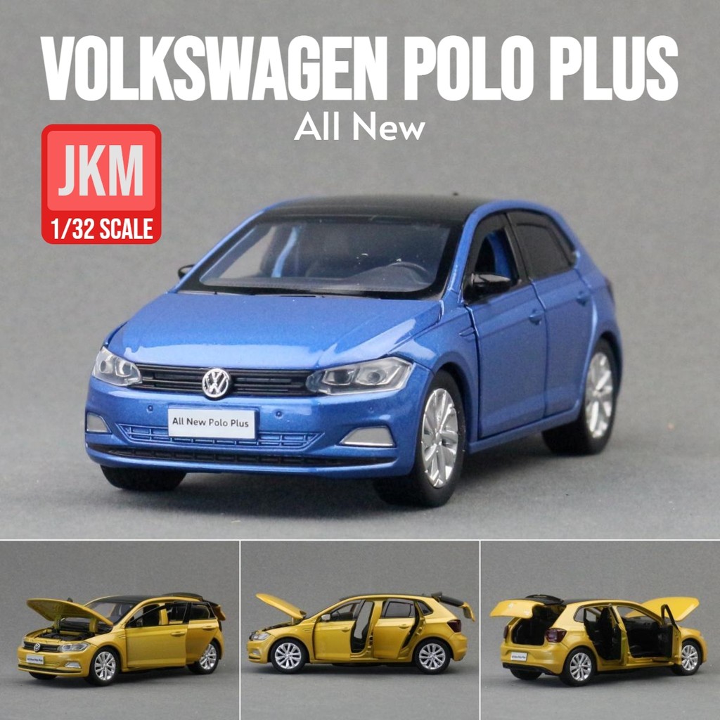 Jual 1/32 Volkswagen Polo Plus Sedan Toy Car Model Diecast Alloy Metal ...