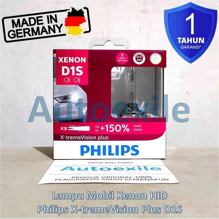 Jual ASLI Philips Xtreme Vision Plus HID D1S Lampu Pore 911 Boxter Audi ...
