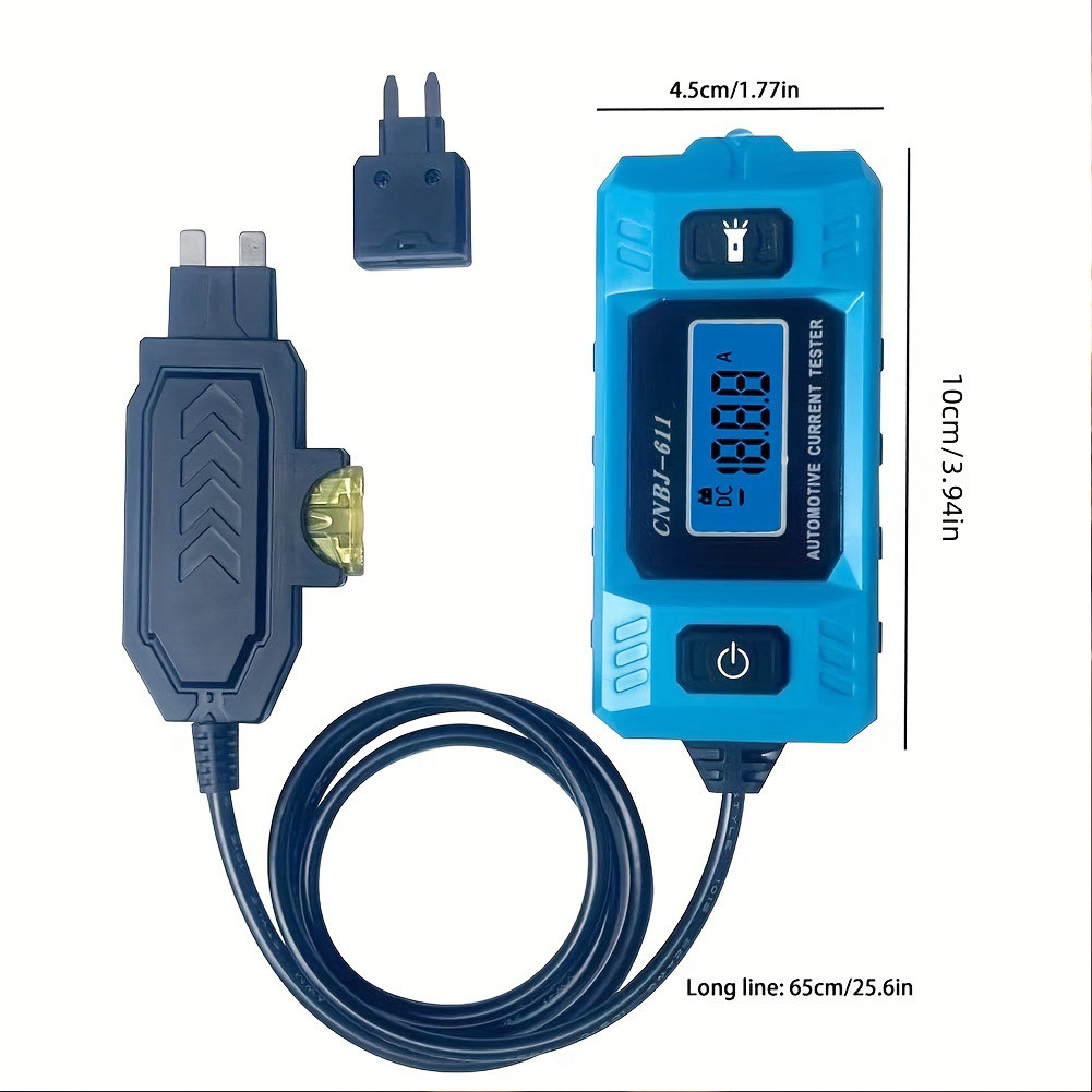 Jual Automotive Fuse Current Tester LCD Display Car Circuit Tester High ...