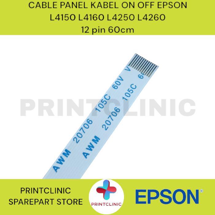 Jual CABLE PANEL KABEL ON OFF EPSON L4150 L4160 L4250 L4260 12pin 12 ...