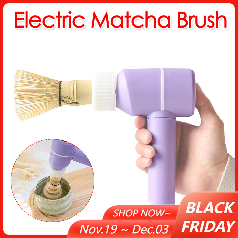 Jual Electric Bamboo Whisk Matcha Brush 3 Gears Adjustable Quickly ...