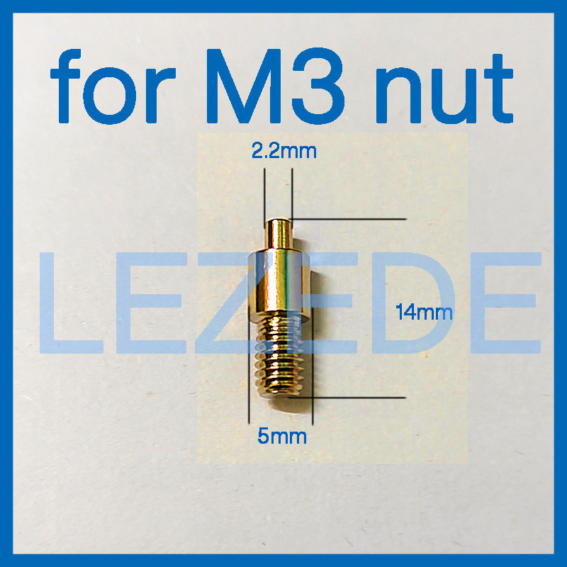 Jual Heat Set Insert Tool M2 M3 M4 M5 M6 Soldering Iron Tip For 3D ...