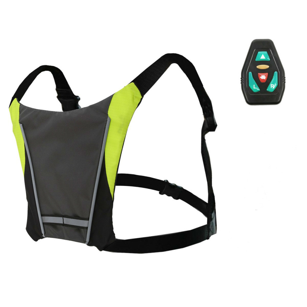 Jual Cycling LED Signal Vest Bicycle Reflective Warning Vests Riding ...