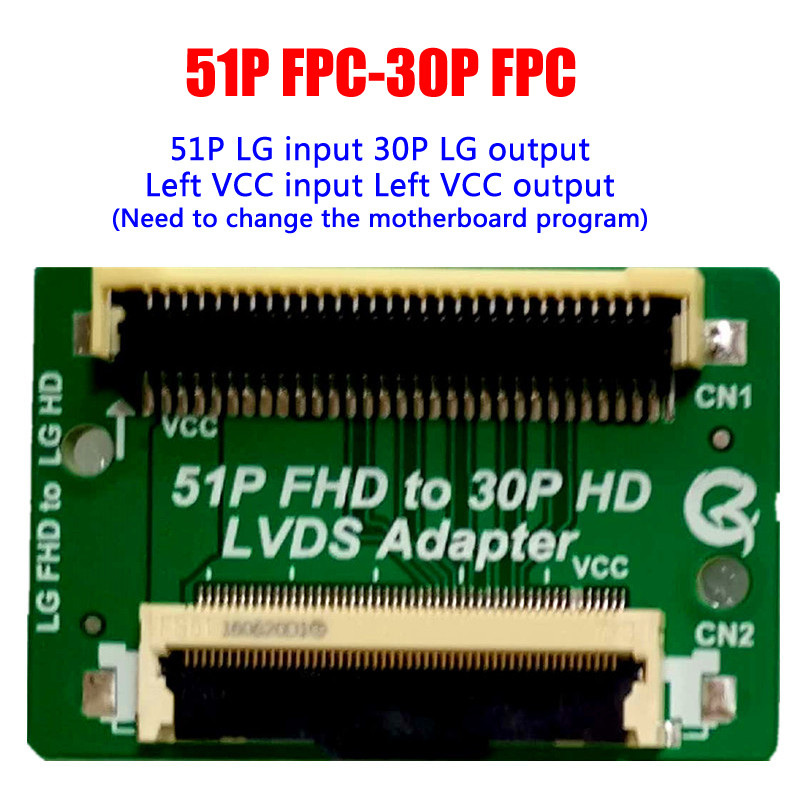 Jual 51 Pin Fhd To 30 Pin Hd Ds Adapter Board Ffc Fpc Ds Converter ...