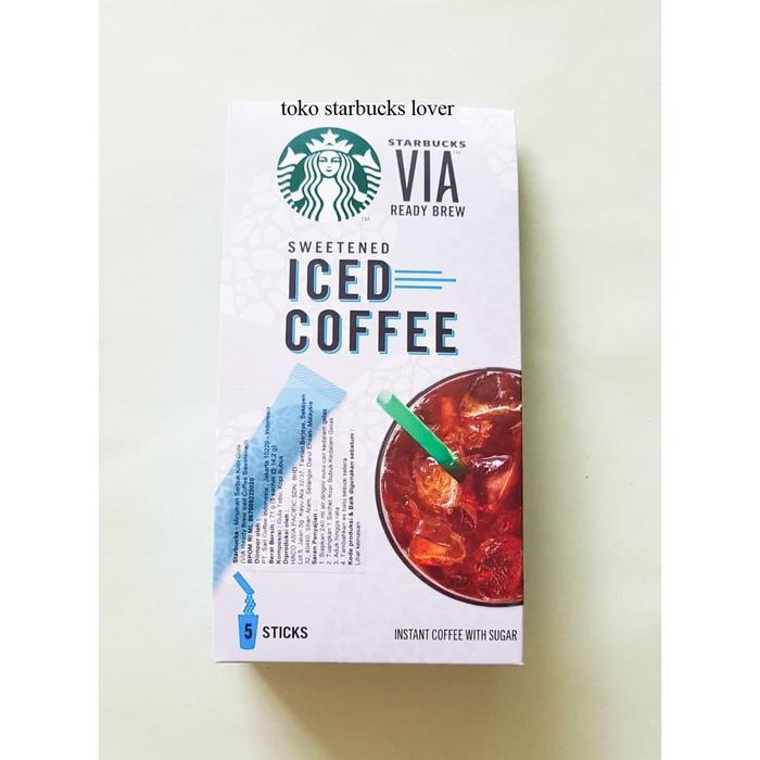 Jual PROMO!! Starbucks Coffee VIA Ready Brew Sweetened Ice Coffee box ...