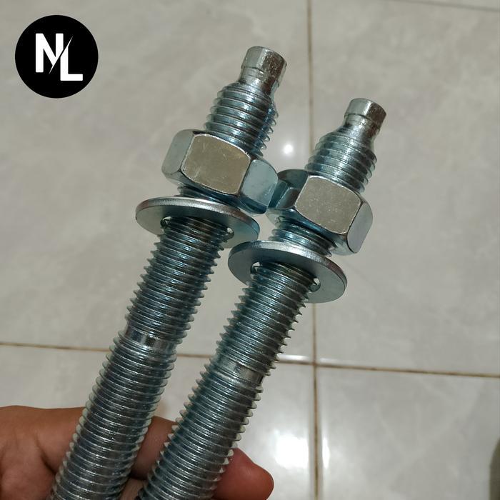 Jual cjbkb- Chemical Angkur M16X190 Stud Bolt/ Chemical Anchor 16Mm ...