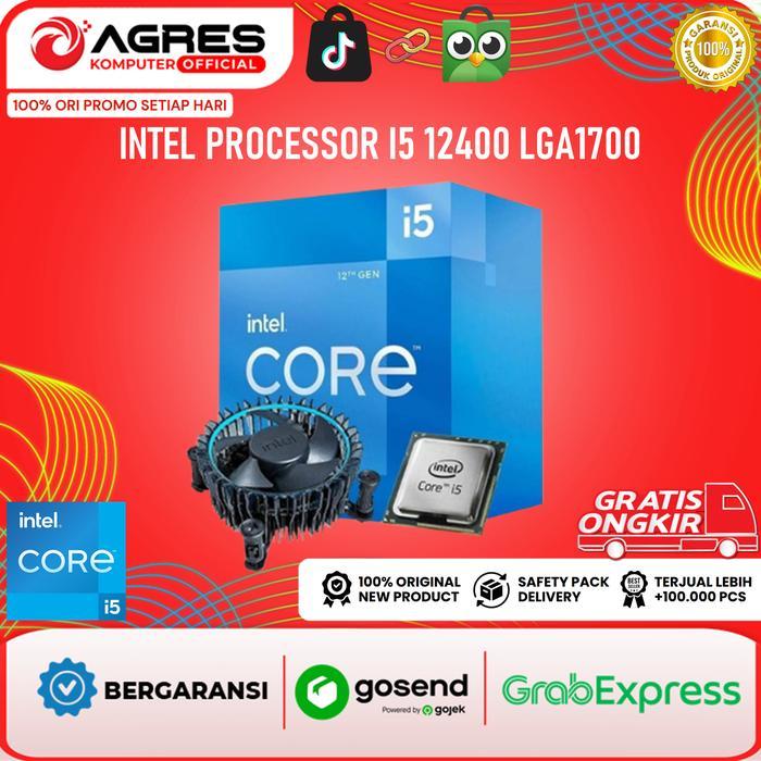 Jual INTEL PROCESSOR I5 12400 LGA1700 - PROCESSOR INTEL I5 - PROCESSOR ...