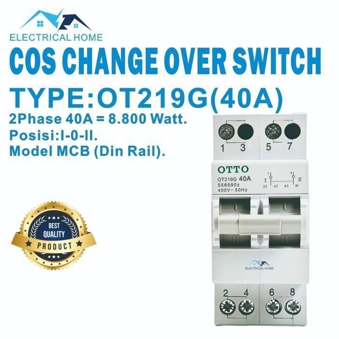 Jual [Voucher] COS Change Over Switch Ohm Saklar Model MCB Din Rail ...