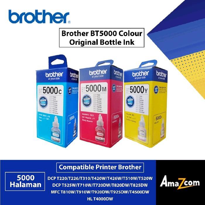 Jual Tinta Brother Brother Bt5000 Refill 1 Set (C,M,Y) For Printer Dcp ...