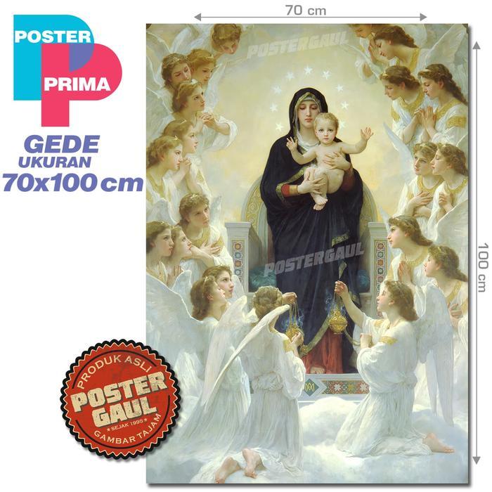 Jual JUAL RUGI! Poster Prima REPRODUKSI LUKISAN: BUNDA MARIA #PT032 ...