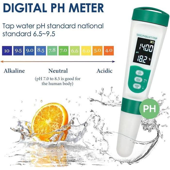 Jual Dilate Ph Tds Pengukur Kualitas Air Digital Dengan Monitor ...