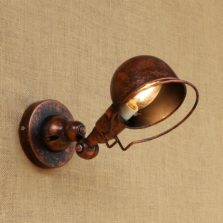 Jual E14 Wall Lamps Loft Vintage Swing Arm Wall Lamp Led Lamparas De ...