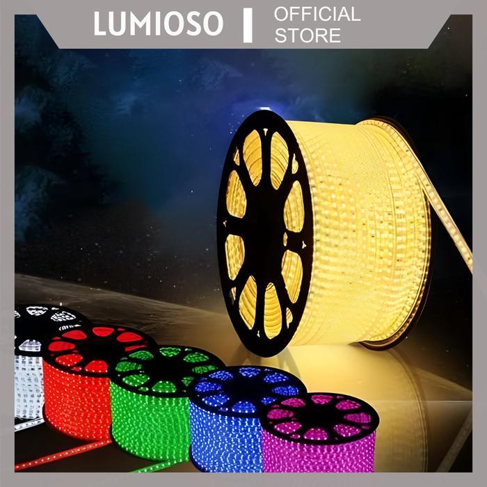 Jual News [COD] PAKET LAMPU LED STRIP LENGKAP TINGGAL COLOK 220V 6M 7M ...