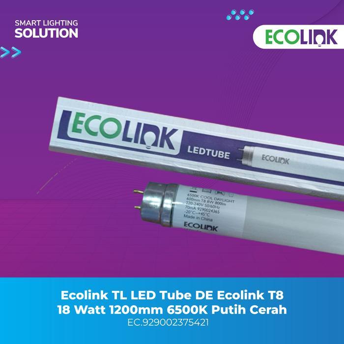 Jual siy4- Ecolink Lampu Tl Led Tube De Ecolink T8 18 Watt 1200Mm 6500K ...