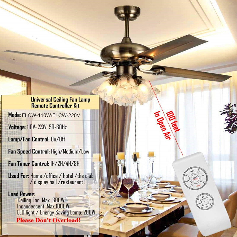 Jual Tuya Smart Life Ceiling Fan Controller Wifi Fan Light Kit With Rf ...