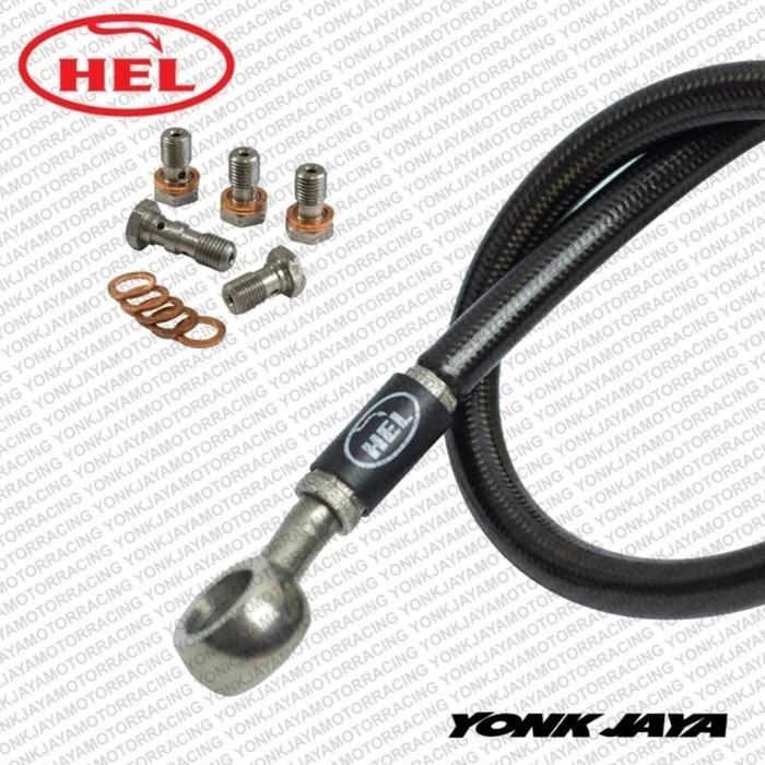 Jual Selang Rem Hel 85Cm Rubahan Caliper Bawah For Xmax + Baut | Shopee ...