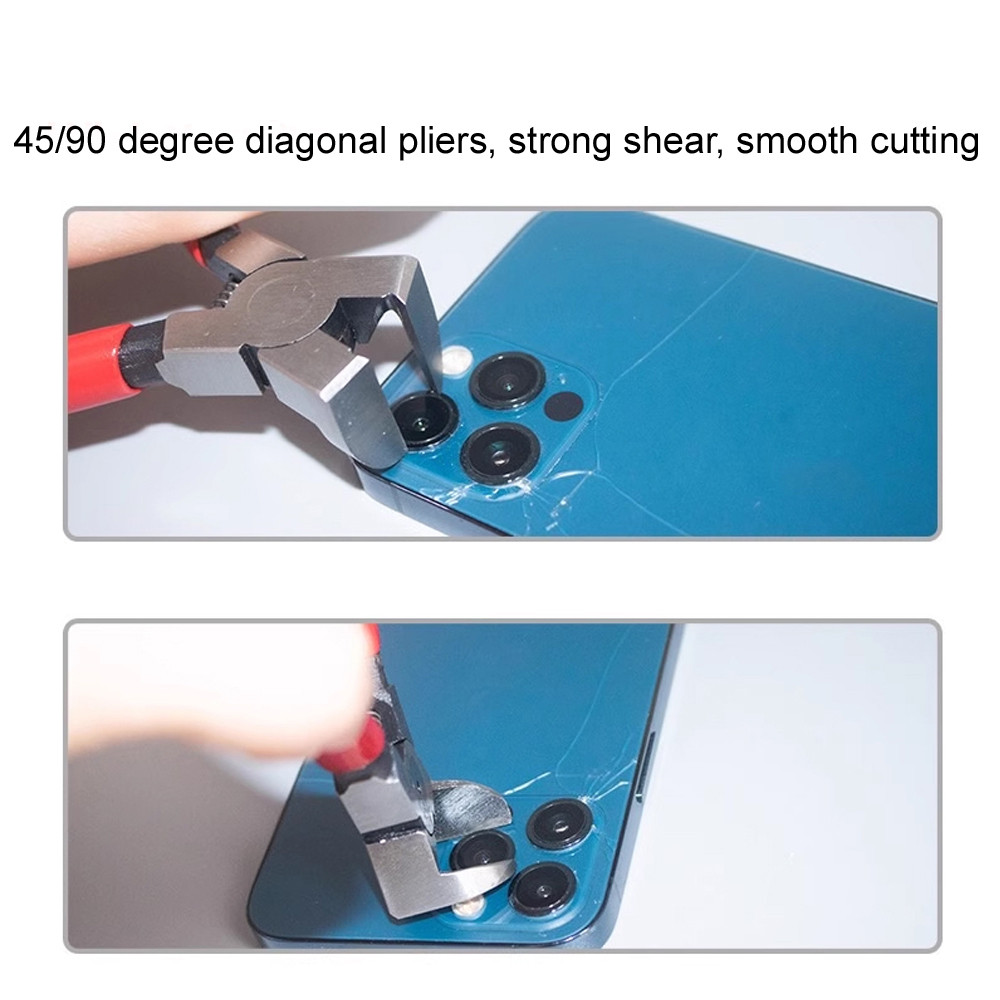 Jual SUNSHINE DK-F90 Pliers 90 Degrees Right Angle Flat Mouth Cutter ...