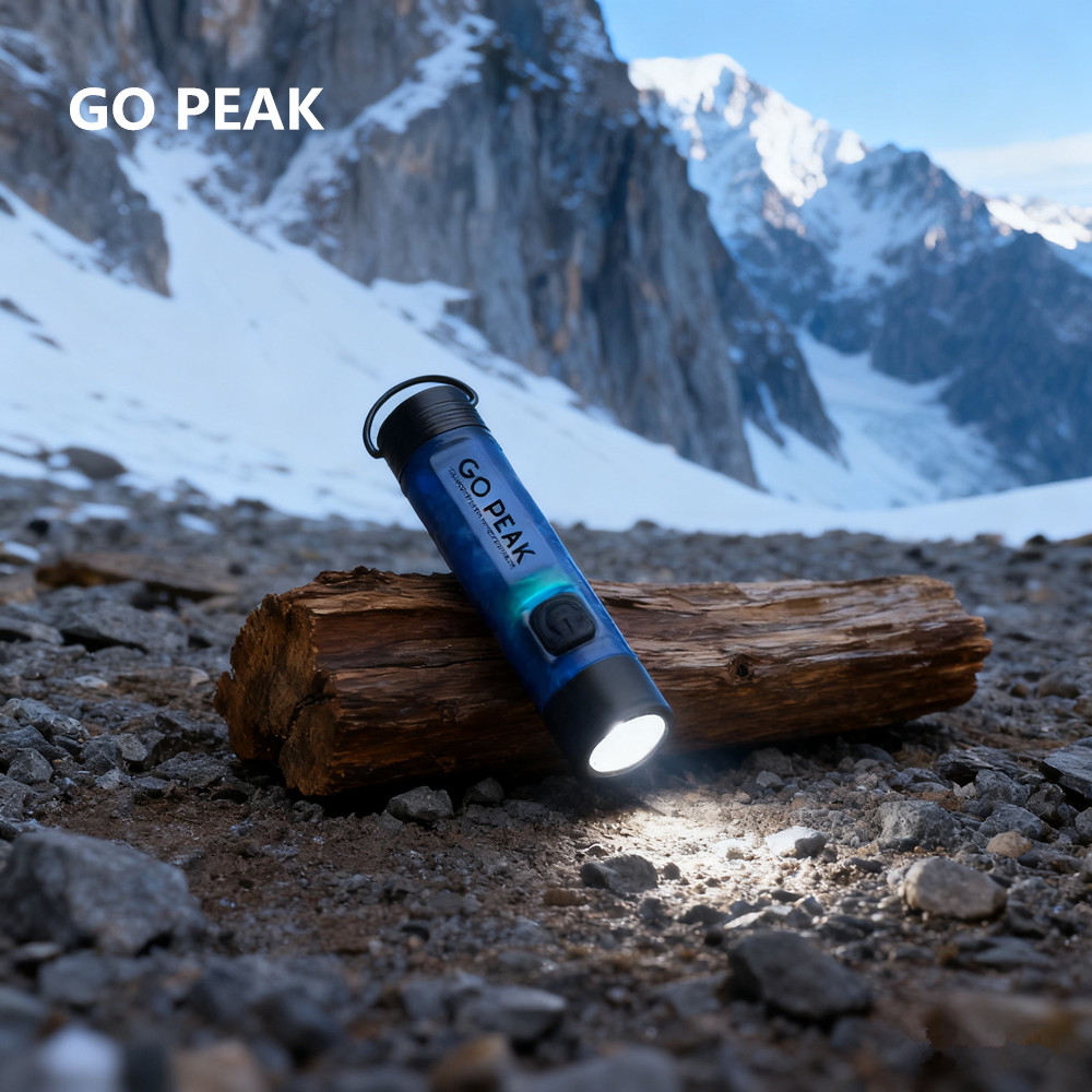 Jual Go Peak Outdoor Camping Pocket Flashlight Ultralight Key Clip ...