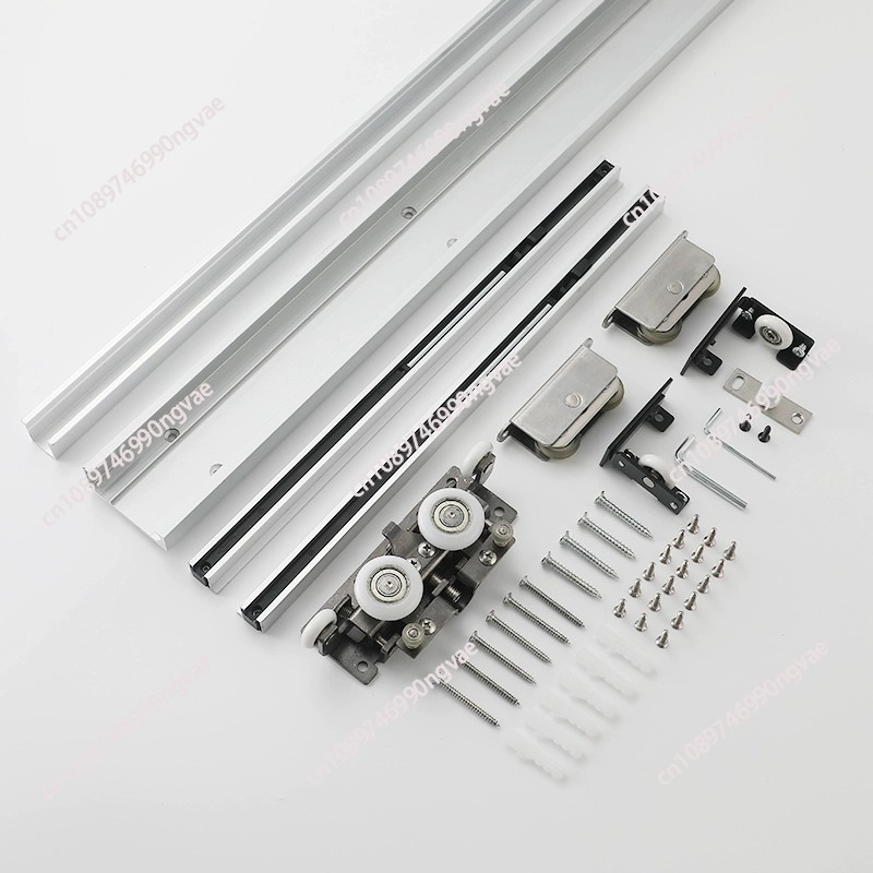 Jual Hardware Trackless Ghost Door Hardware Kitchen Bedroom Sliding ...