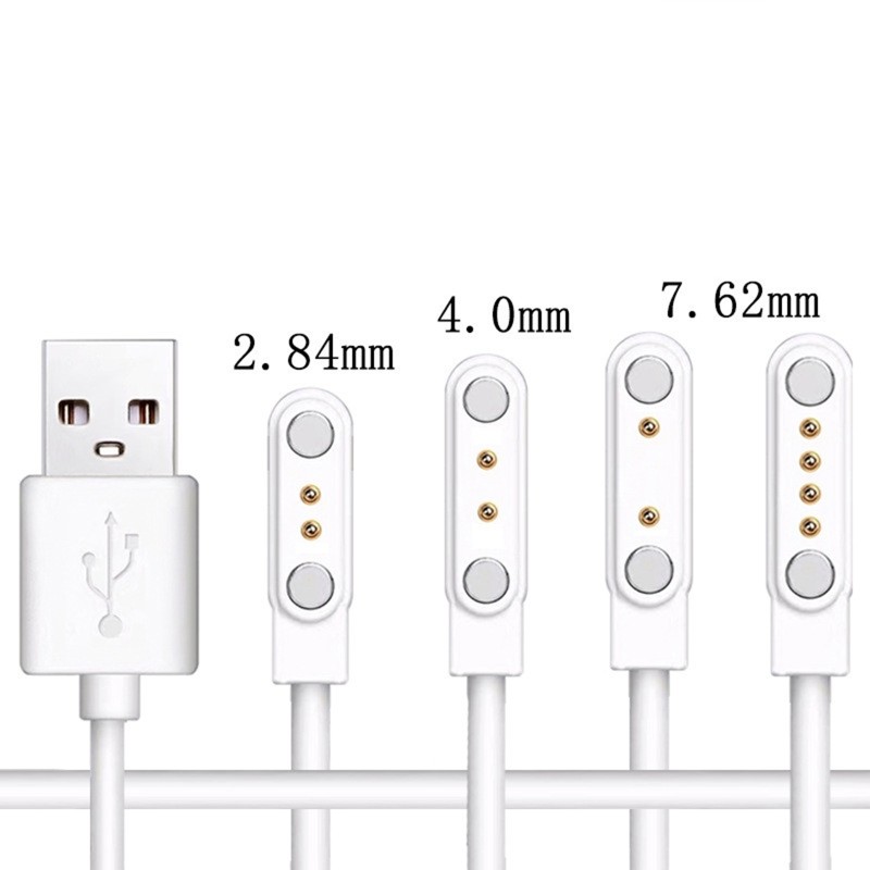 Jual Smart Watch Charging Cable 2 Pin 4 Pins Usb Charger Cord 0.5M ...