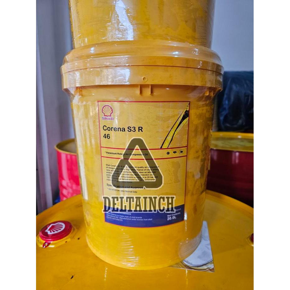 Jual OLI SHELL CORENA S3 R 46 - (OLI KOMPRESOR SCREW PAIL 20LT ...