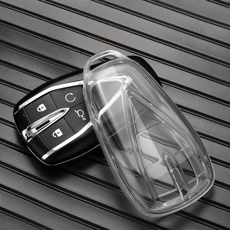 Jual IMPORT Car Accessories Transparent Cover Shell Tpu Car Key Case ...
