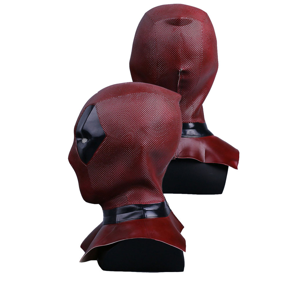 Jual Die Death Cosplay Pool Cosplay Men Fantasia Latex Mask Costume ...